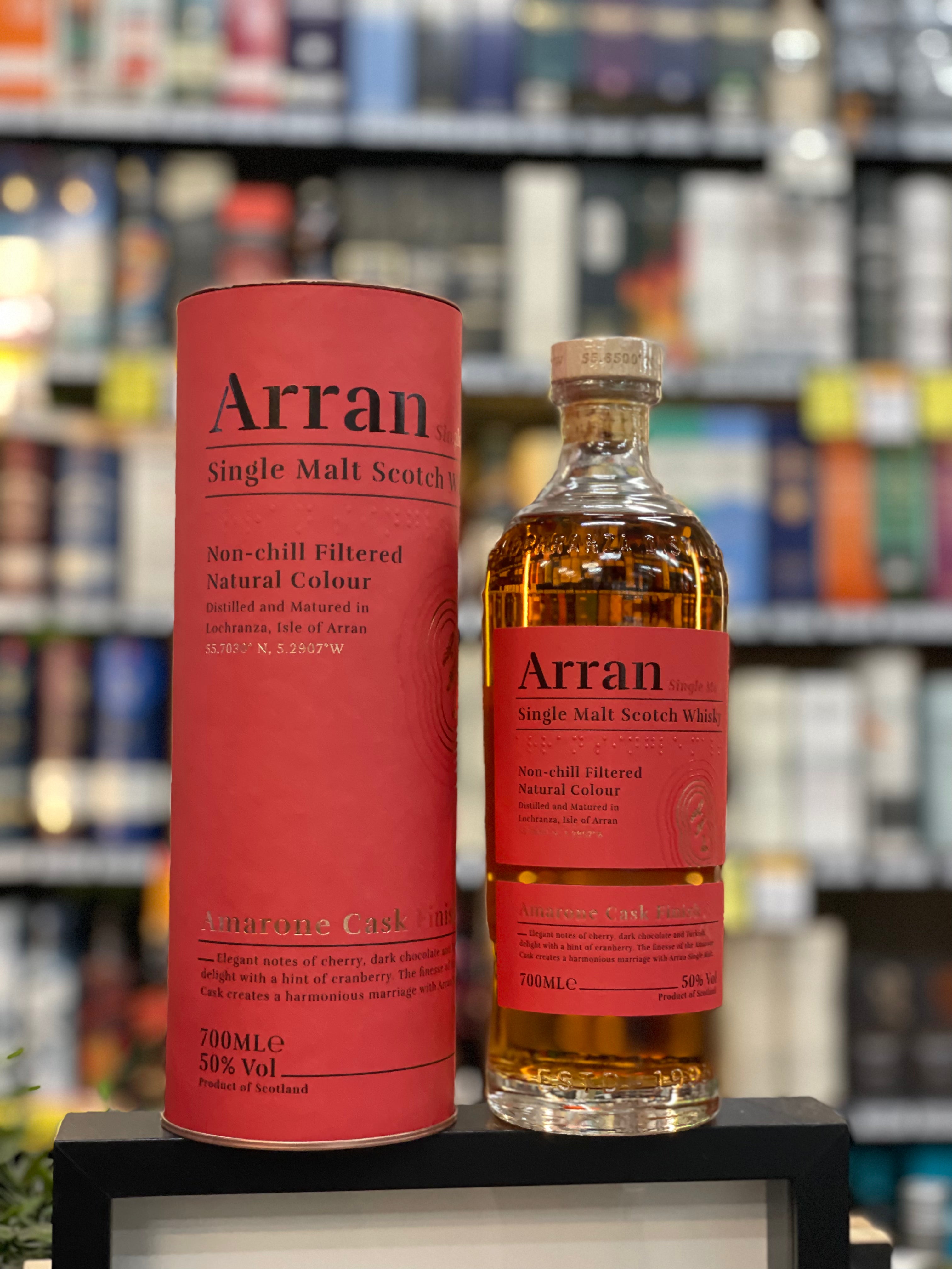 Arran Amarone Cask Finish Single Malt Whisky (700ml) – Estate Cellars