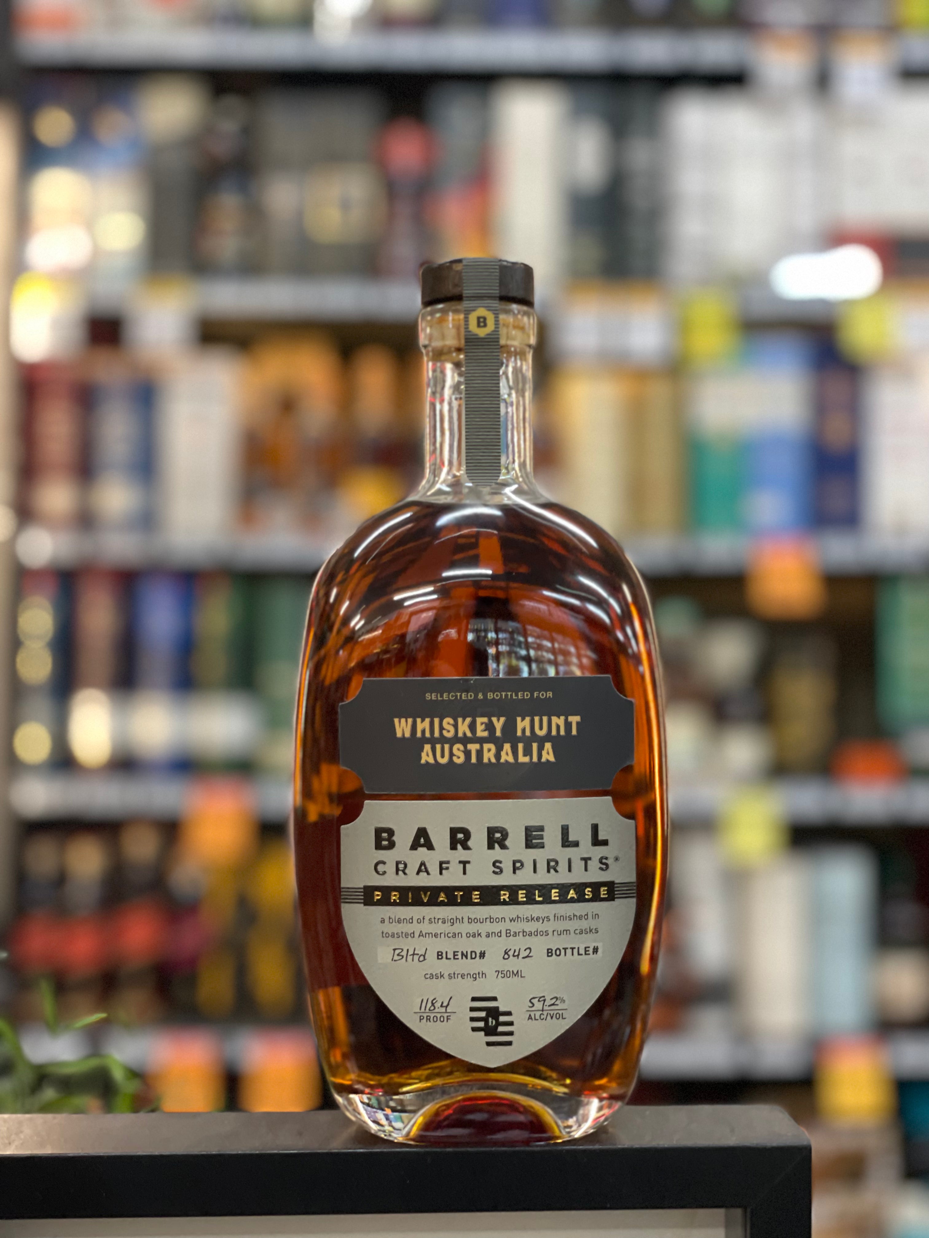 Barrell Craft Spirits Gray Label Private Release for WHA Straight Bour ...